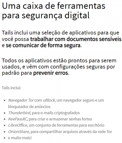 Conheça o Tails, um sistema operacional para proteger sua privacidade